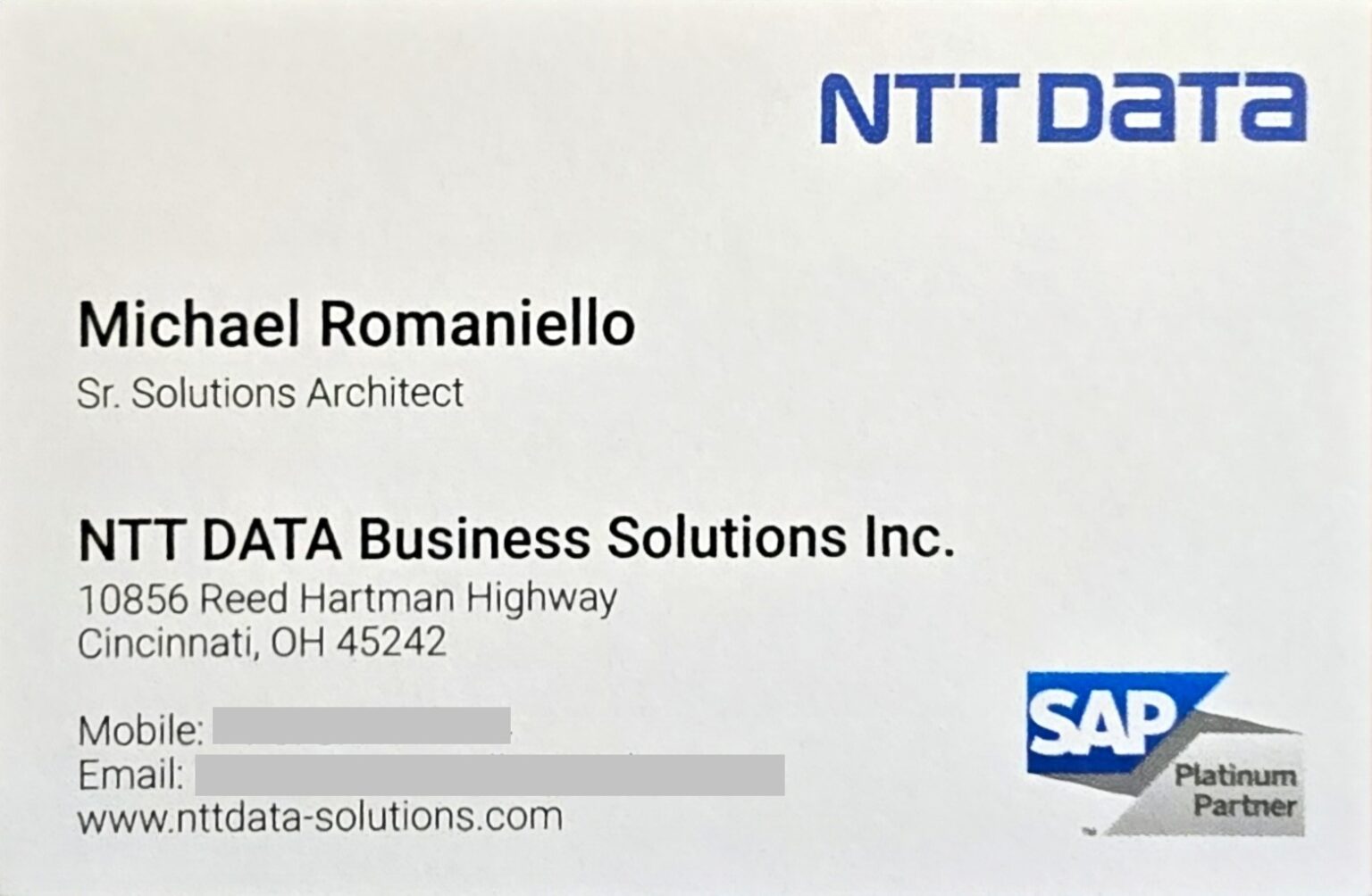 Resumé – Michael Romaniello